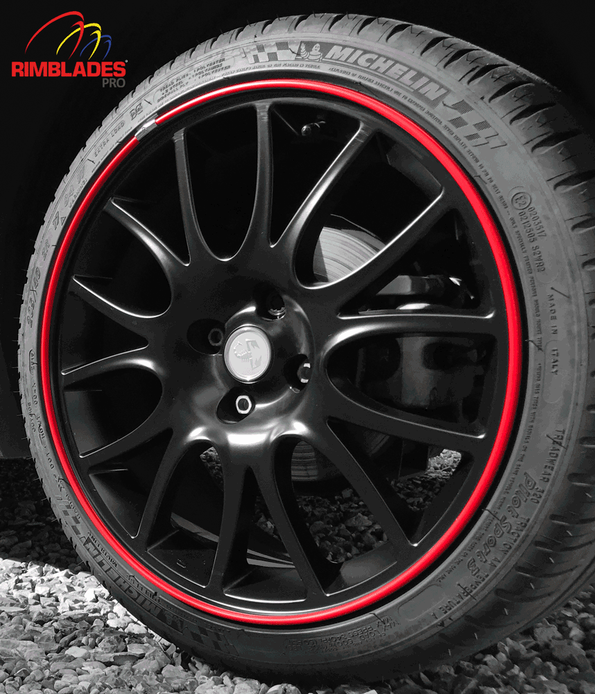 Rimblades Pro 17” Rigid Plastic Rim Protector For Flat Faced Alloy ...