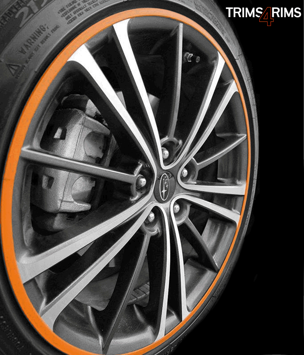 Trims4rims- Rim Ringz For Adding Colour Fit Wheels Up To 22” - orange ...